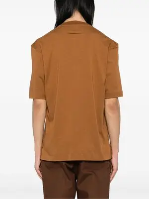 Zegna Crew-neck T-shirt - Brown