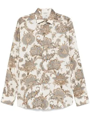 Etro Paisley Shirt - Neutrals