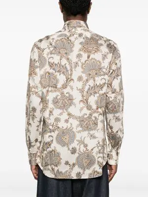 Etro Paisley Shirt - Neutrals