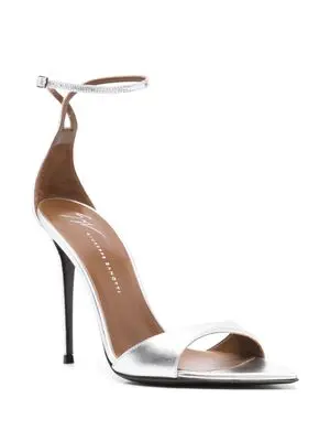 GIUSEPPE ZANOTTI 105mm Intriigo Sandals - Silver