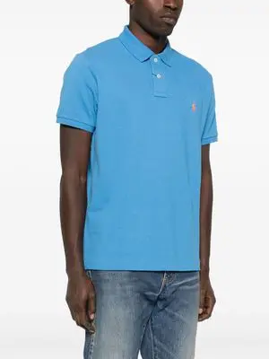 Polo Ralph Lauren Polo Pony-embroidered Polo Shirt - Blue