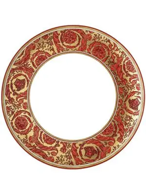 Versace Medusa Garland Dinner Plate - Red