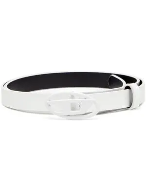 DIESEL® B-play 15 Leather Belt - White