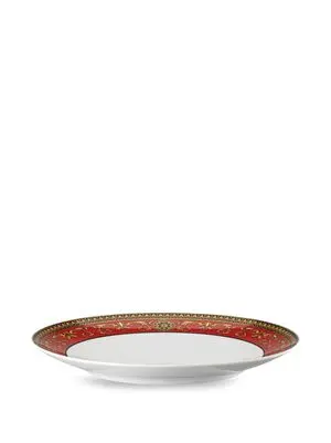 Versace Medusa Porcelain Dinner Plate - Red