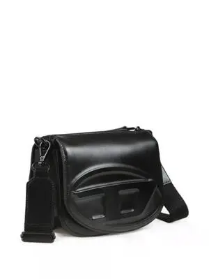 DIESEL® 1dr Camera Bag In Premium Leather - Black
