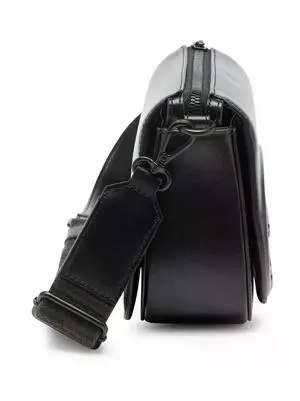 DIESEL® 1dr Camera Bag In Premium Leather - Black