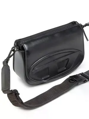 DIESEL® 1dr Camera Bag In Premium Leather - Black