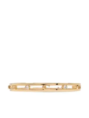 COACH Crystal-embellished Bracelet - Gold