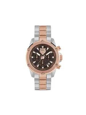 PLEIN SPORT Hurricane 44mm Chronograph Watch - Brown