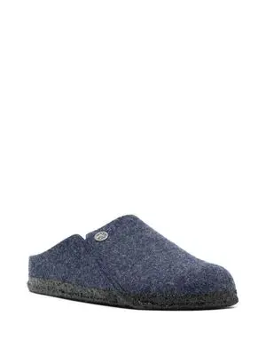 BIRKENSTOCK Zermatt Shearling Slippers - Blue
