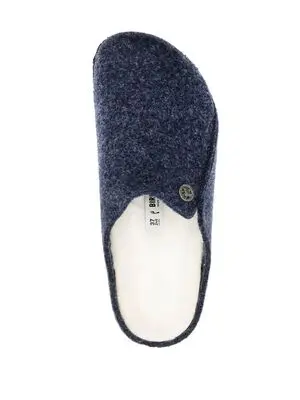 BIRKENSTOCK Zermatt Shearling Slippers - Blue