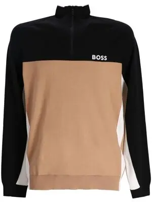 BOSS Colour-block Sweatshirt - Black