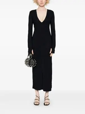 MAISON MARGIELA V-neck Maxi Dress