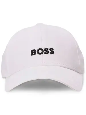 BOSS BOSS Logo-Embroidered Cap 101 White