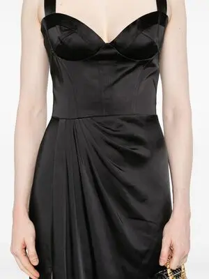 Marchesa Satin Bustier Gown