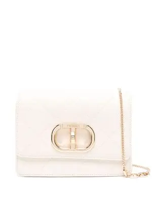 TWINSET Oval-t Clutch - White