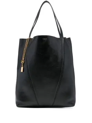 Chloé Large Spin Leather Tote