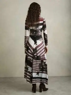 REISS Chiara Stripe-print Dress