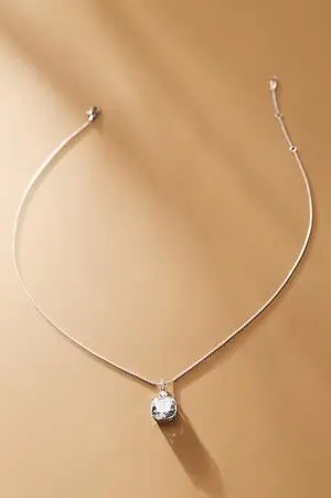 Nadri NADRI Macaron Pendant Necklace Clear