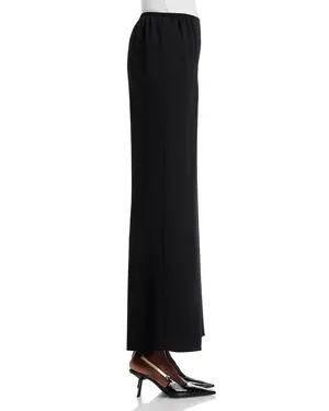Caroline Rose Crepe Wide-leg Pants