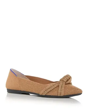 Knot Detailing Flats For Women