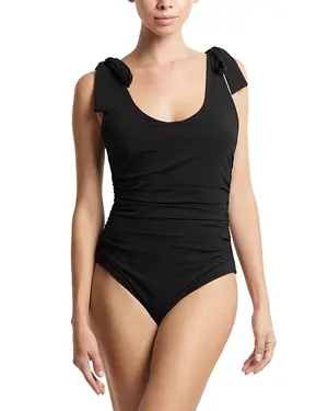 Hanky Panky Ruched One-piece Swimsuit - Black