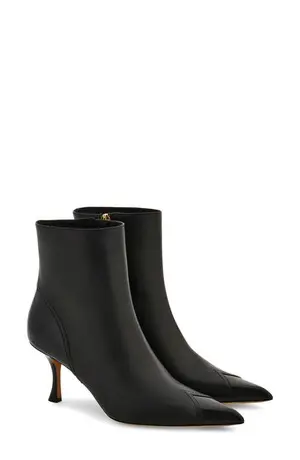 FERRAGAMO Eagle 70 Leather Bootie