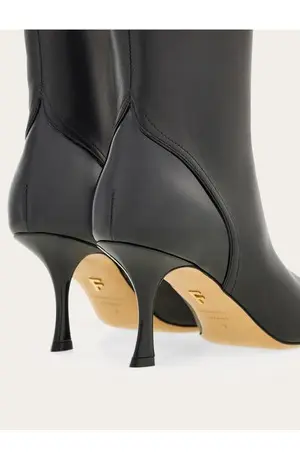 FERRAGAMO Eagle 70 Leather Bootie