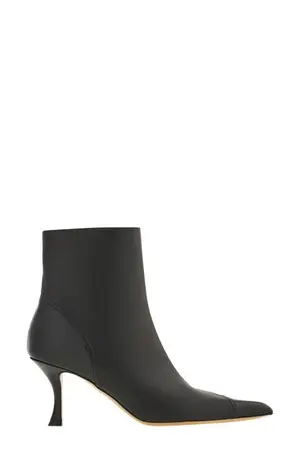 FERRAGAMO Eagle 70 Leather Bootie