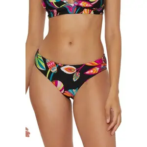 Trina Turk Luminary Reversible Hipster Bikini Bottoms - Black Multi