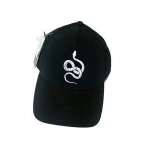 INTOXICATED COSMETICS Embroidered Snake Cap