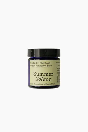SUMMER SOLACE TALLOW Feel Better Chest And Muscle Rub Balm - Dark Blue