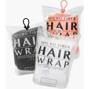 SLEEKE  SLEEKE HAIR 3-for-2 Hair Wrap Bundle Black/white/coral