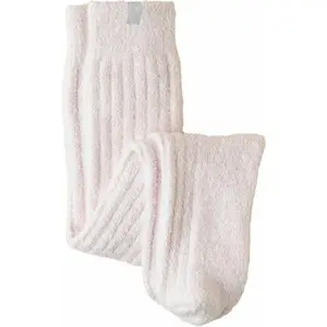 SOFTIES Marshmallow Slouch Socks With Grippers - Heather Blush Pink