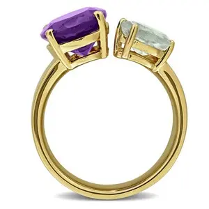 JULIANNA B. Gemstone Open Ring - Amethyst