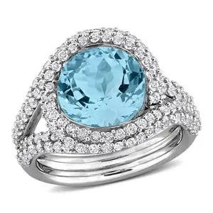 JULIANNA B. Topaz Cocktail Ring - Blue Topaz