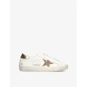 GOLDEN GOOSE Superstar Star-applique Low-top Leather Trainers