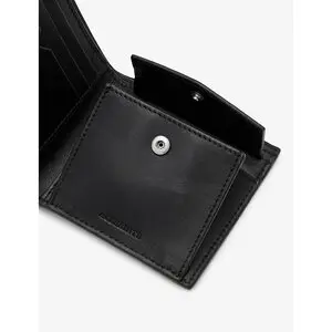ALLSAINTS Delph Logo-debossed Bi-fold Leather Wallet - Black