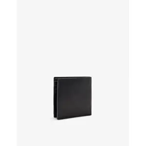 ALLSAINTS Delph Logo-debossed Bi-fold Leather Wallet - Black