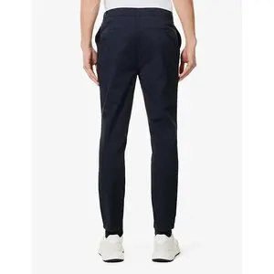 ARNE Tailored Straight-leg Stretch-cotton Chino Trousers - Navy