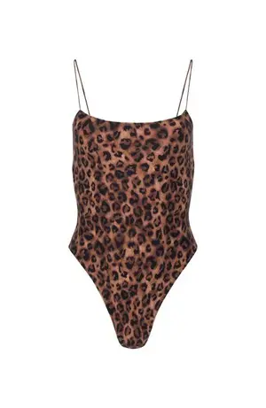 SUNKISSED Le Bon Bon One-piece Swimsuit - Leopard