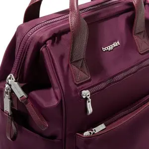 BAGGALLINI Laptop Backpack - Mulberry Twill