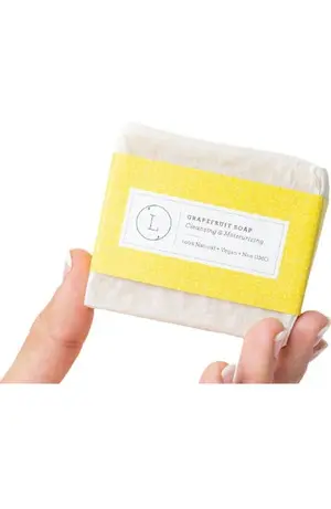 LIZUSH Natural Cold Process Soap Bar Set Of 2 - Grapefruit