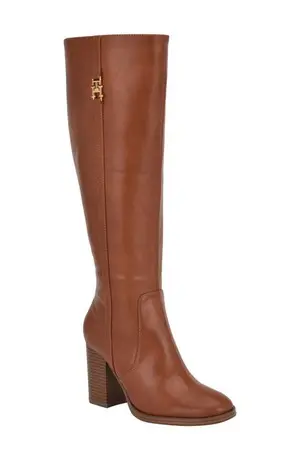 Tommy Hilfiger Ursy Knee High Boots - Tan