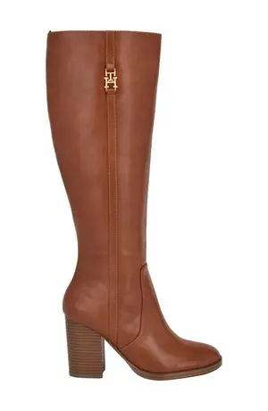Tommy Hilfiger Ursy Knee High Boots - Tan