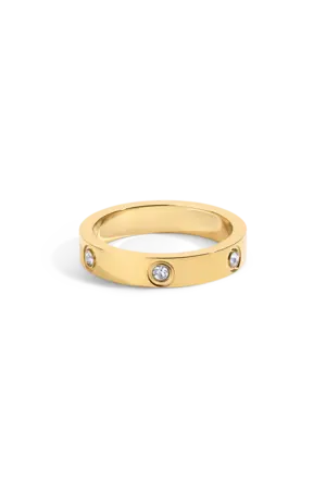 ELECTRIC PICKS Knock Out Ring - Gold