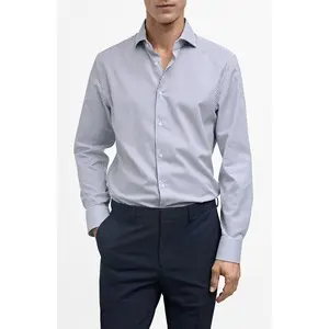 Mango Thermoregulating Slim Fit Poplin Button-up Shirt