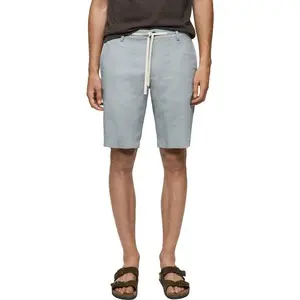 Mango Slim Fit Linen Shorts