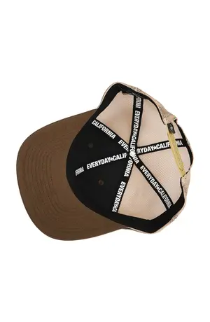 EVERYDAY CALIFORNIA 19th Street Snapback Hat - Brown / Khaki