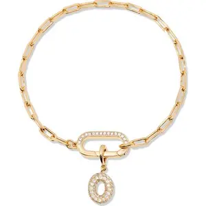 BROOK & YORK Petra Initial Charm Bracelet - Gold O